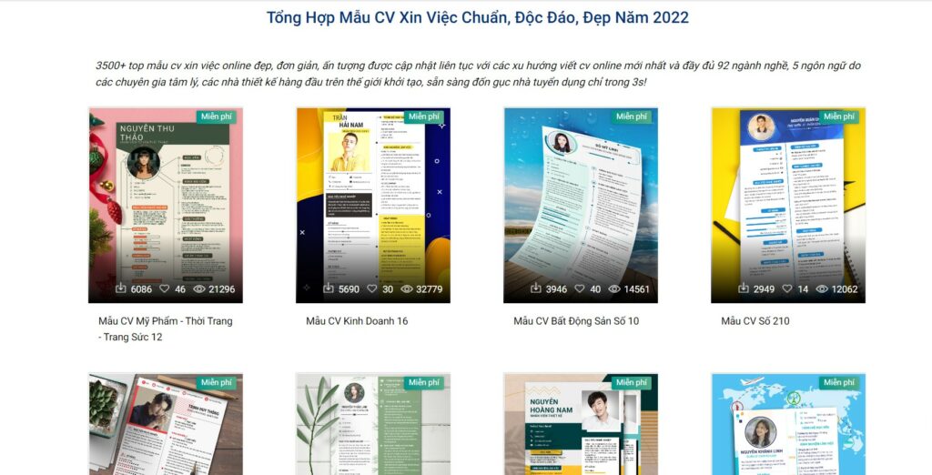 6 website tạo CV chuyên nghiệp ai cũng nên biết