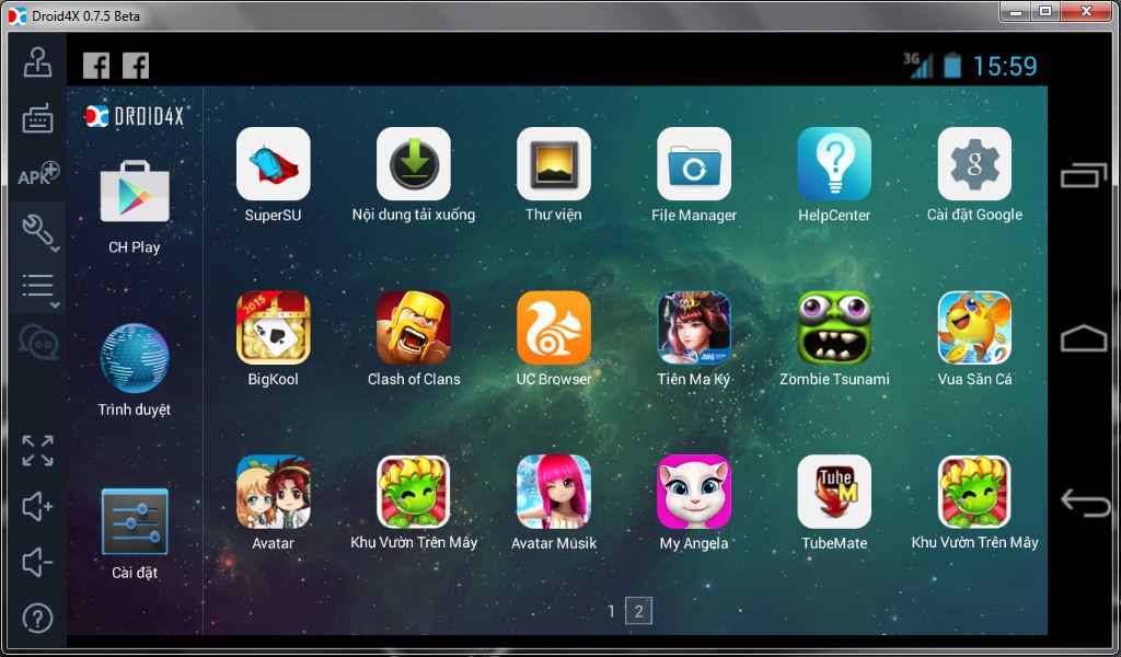 Droid 4X - Phần mềm giả lập Android cho PC - Phong Vũ - 24h Công nghệ